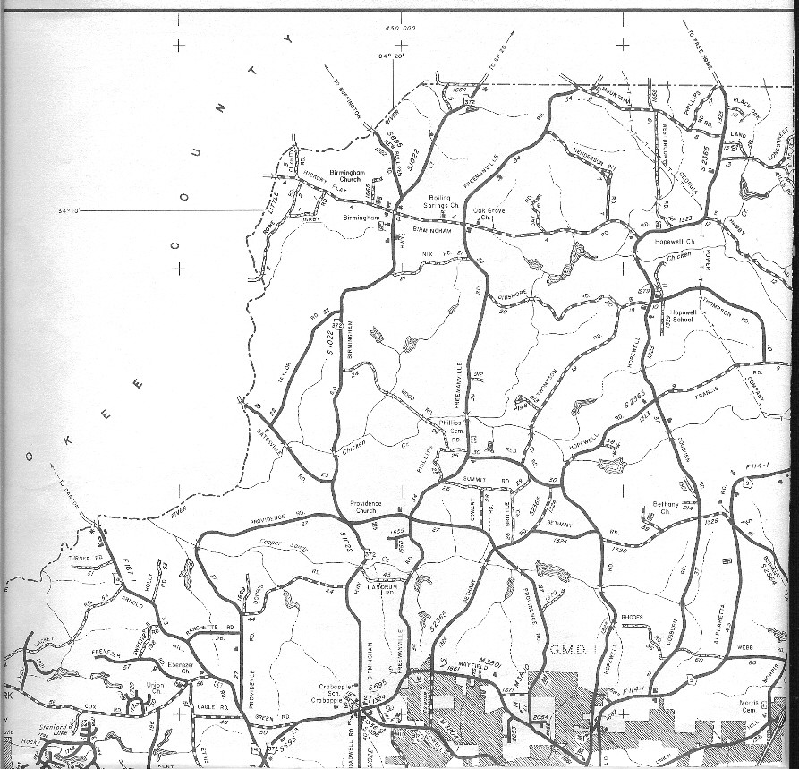 Campbell Co. GaGenWeb - North Fulton County Map